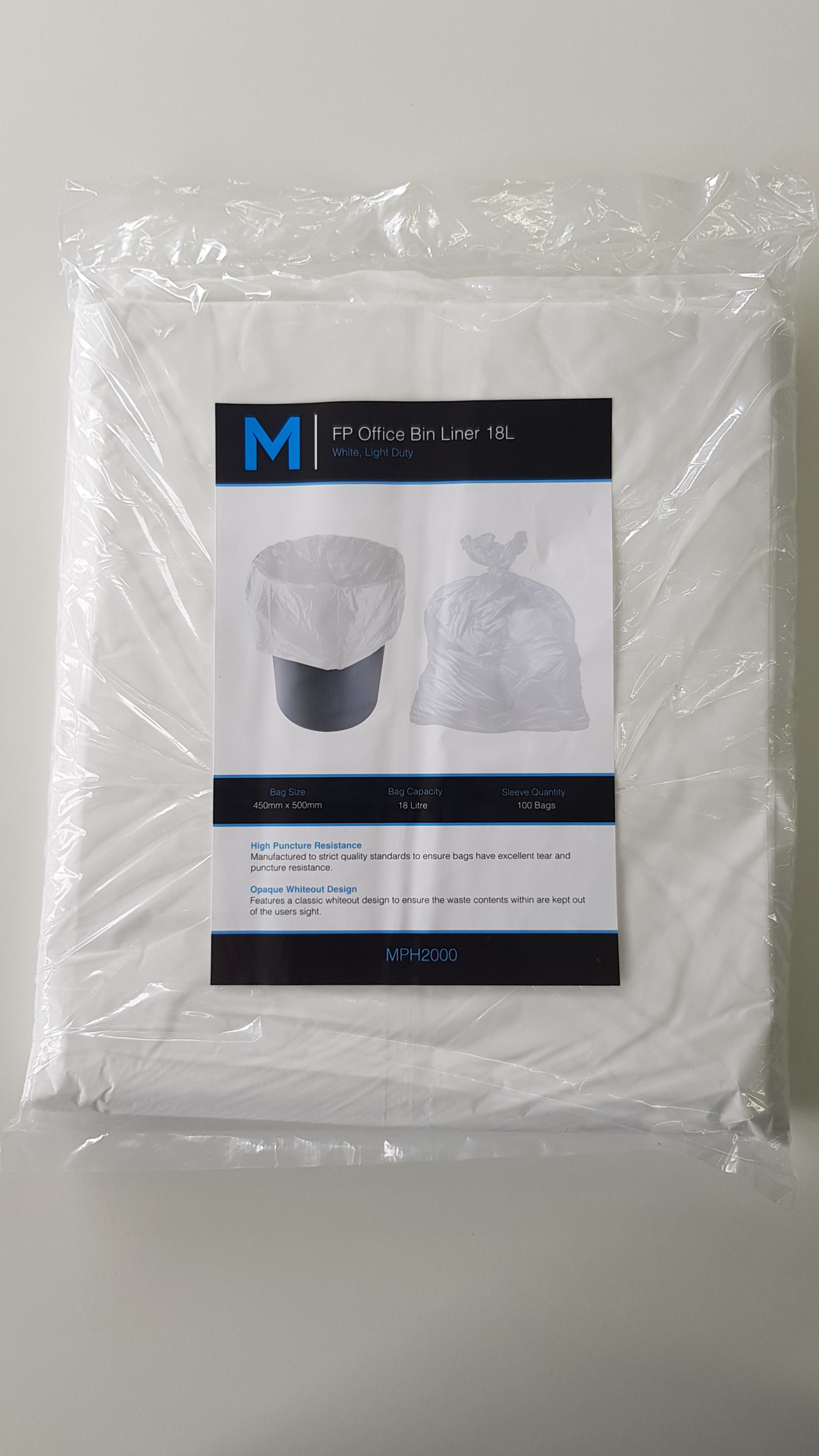 Gilmac - Your Hospitality Supplies. Bin Liners - 100/Bag