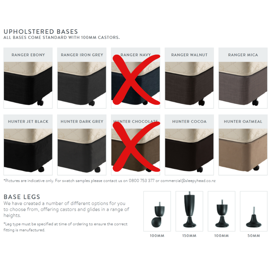 Gilmac - Your Hospitality Supplies. Sleepyhead - St Moritz (Plush) Bed