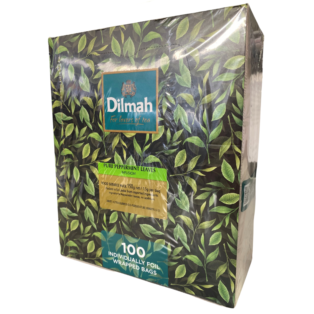 Gilmac - Your Hospitality Supplies. Dilmah Peppermint Tea Bags (100/CTN)