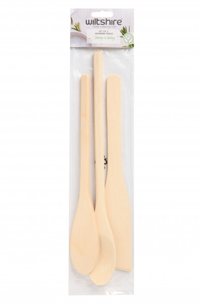 Gilmac - Your Hospitality Supplies. Wiltshire Wooden Spoon 3-Set ...