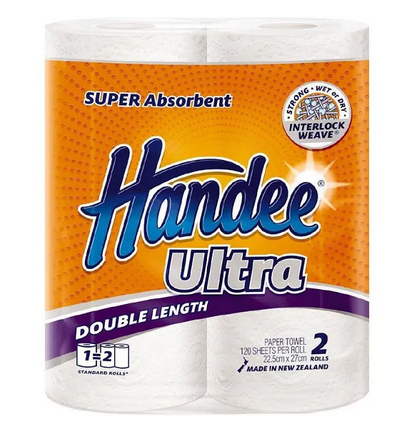 Gilmac - Your Hospitality Supplies. Handee Ultra Double Length 2 Ply ...